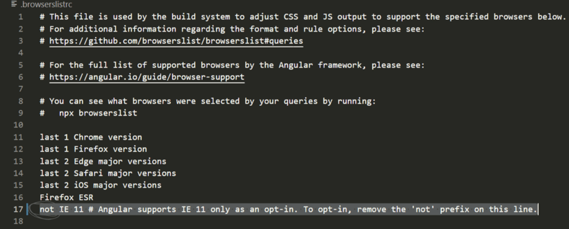 How to Support IE11 Users as You Move to Angular 13